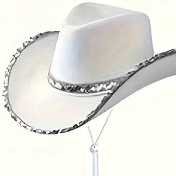EXCELLENT QUALITY | Accessories | Glitter Edge Western Hat | Poshmark